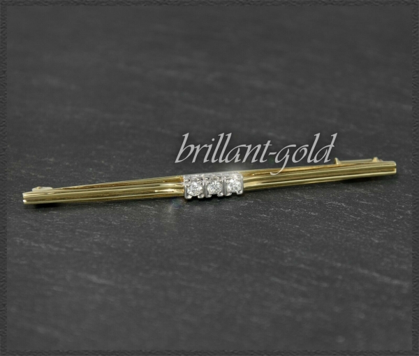 Gold Broschen mit Diamanten & Edelsteinen - Brillant-Gold