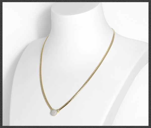 Ketten & Colliers mit Diamanten & Edelsteinen - Brillant-Gold